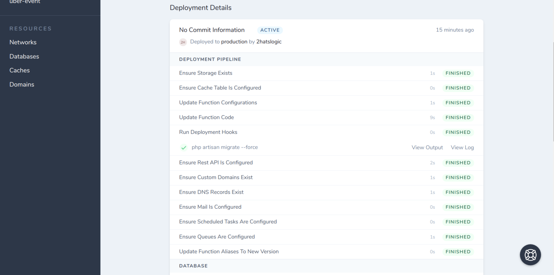 Deploy a web app with Laravel Vapor